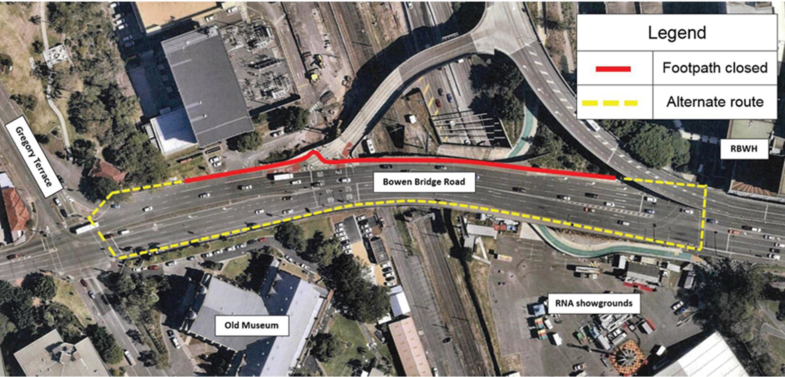 The Squeeze on Bowen Bridge Road – Space for Cycling Brisbane