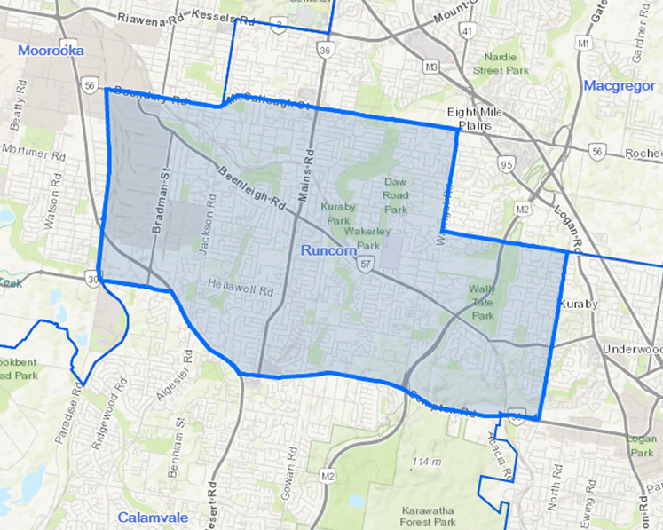 RuncornWardBoundaries – Space for Cycling Brisbane