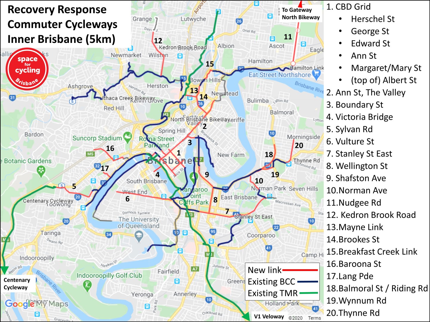 31 May 2020 – Space for Cycling Brisbane