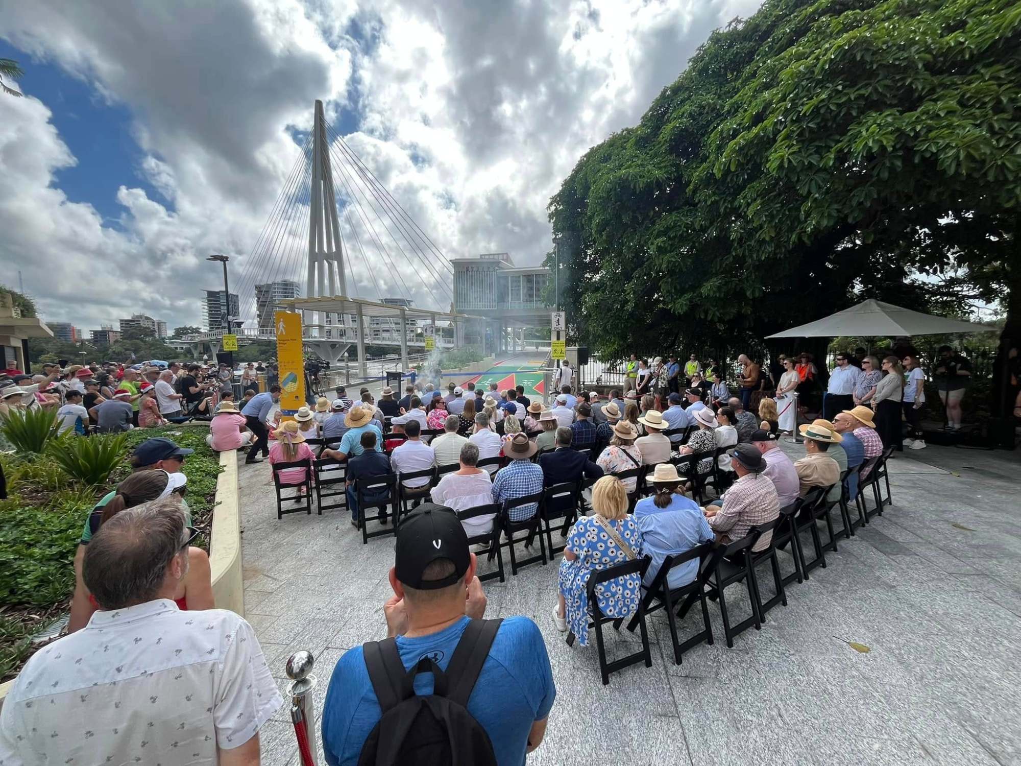 Kangaroo Point green bridge is open! – Space for Cycling Brisbane
